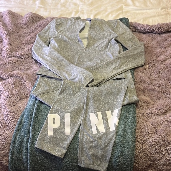 PINK Victoria's Secret | Pants & Jumpsuits | Pink Tracksuit With Waste ...